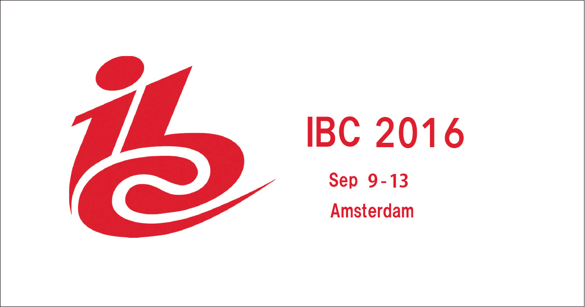【出展情報】「IBC 2016」に出展します。 | 放送・業務用バッテリーのアイ・ディー・エクス